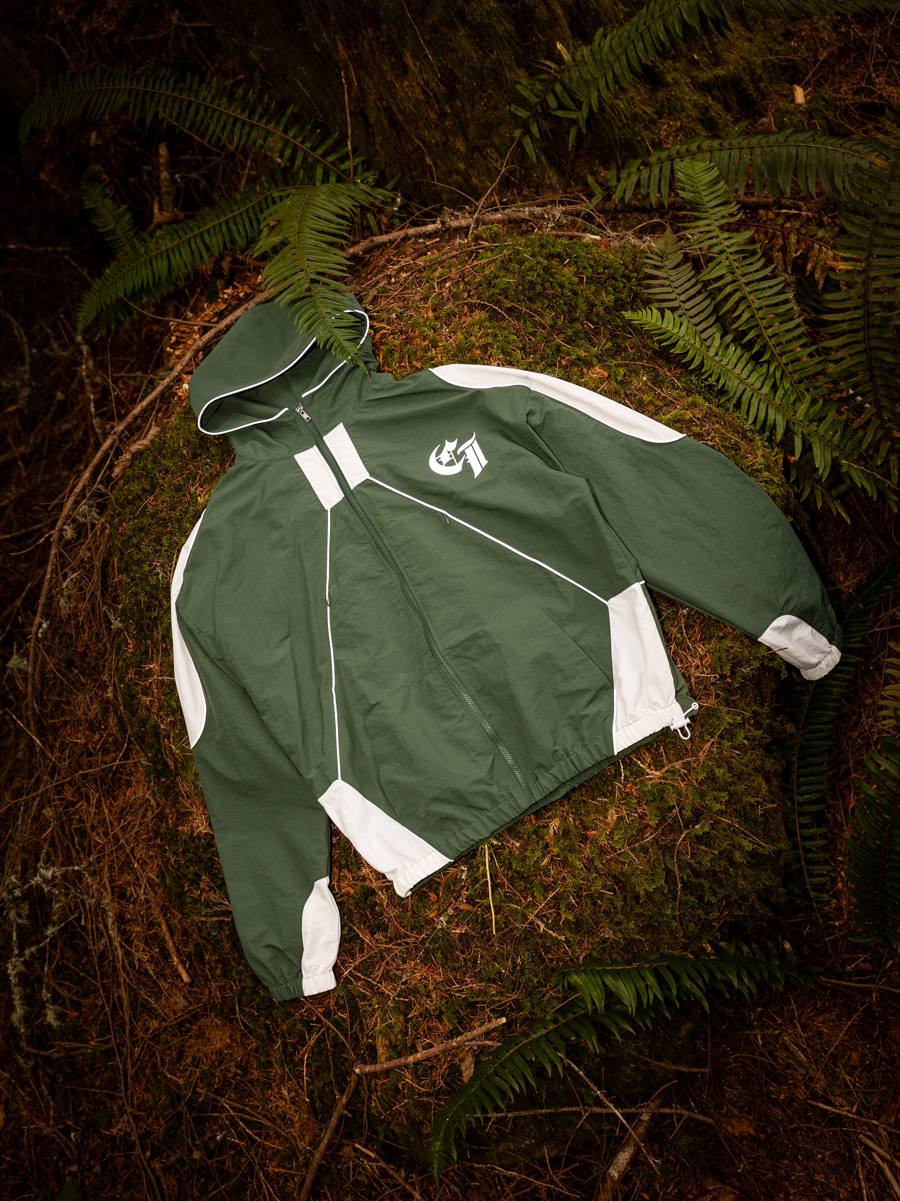 Prime Layer Forest Green Track Jacket – Controlled Insanity